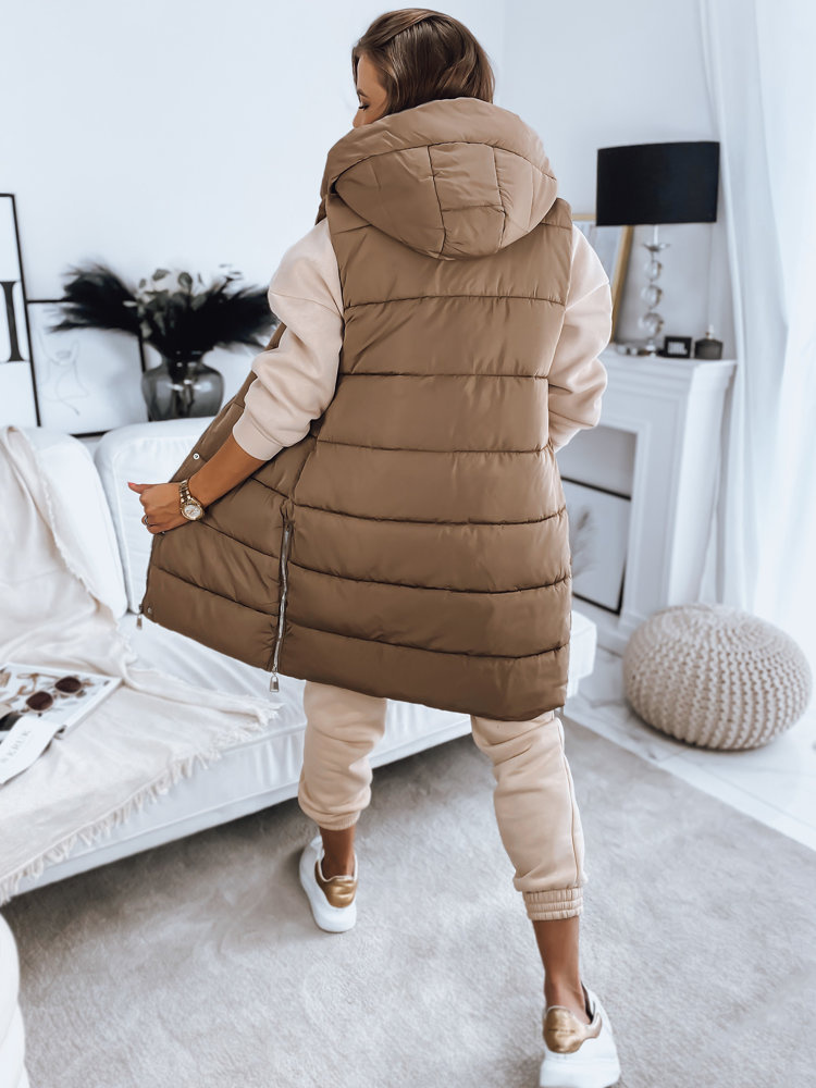 Kamizelka damska pikowana NOELIA khaki Dstreet TY3131 - sklep online ...
